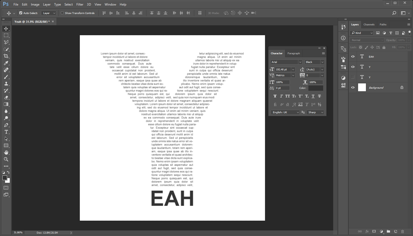 How to make typography in Photoshop - The US Spreadshirt Blog