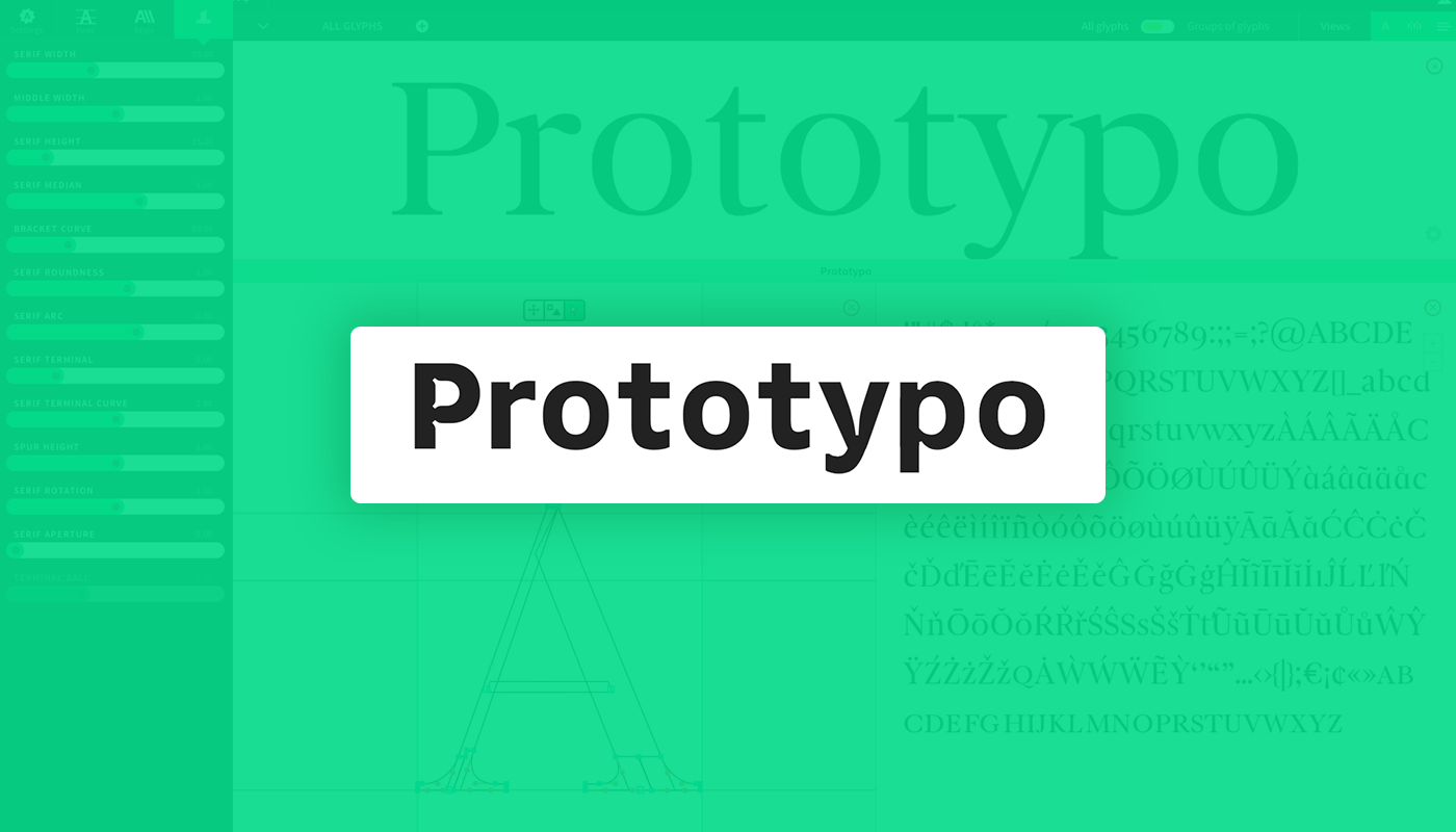 Toolbox: Design your Typo with Prototypo - The Spreadshirt UK blog
